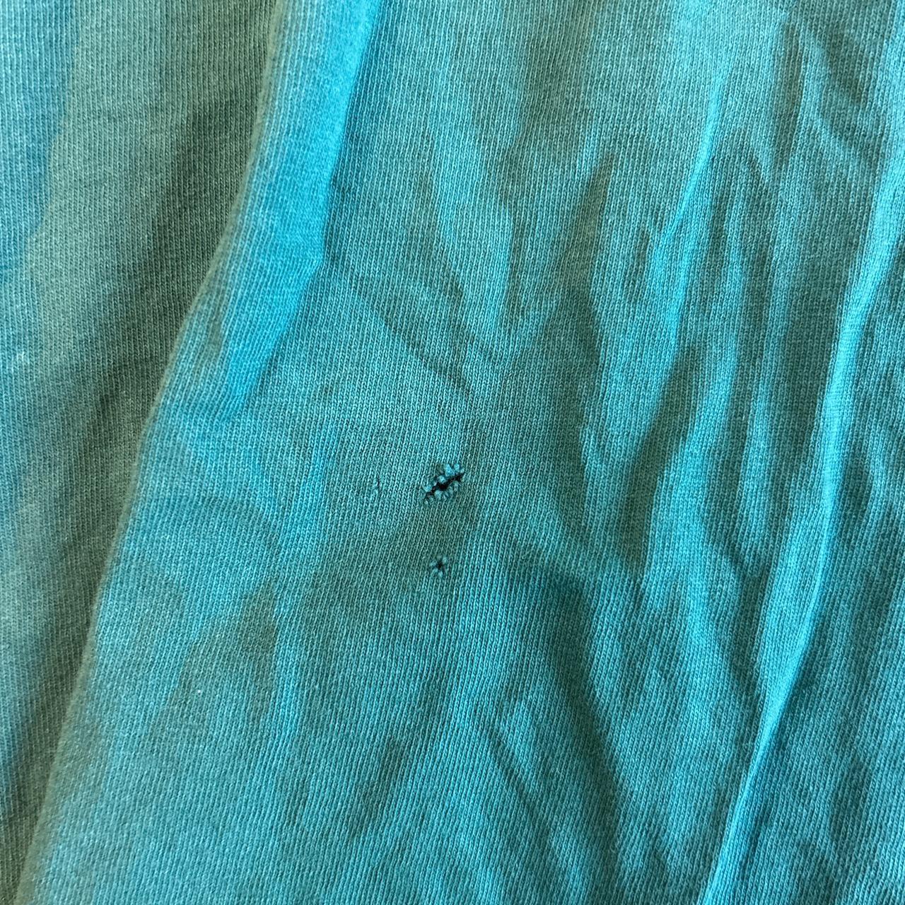 Vintage oversized tiger t; used with one small hole... - Depop