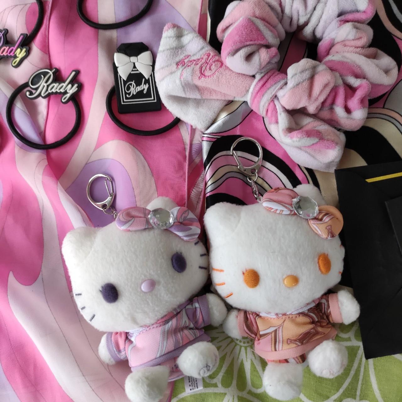 Pink and orange Gyaru set Marble effect items from... - Depop