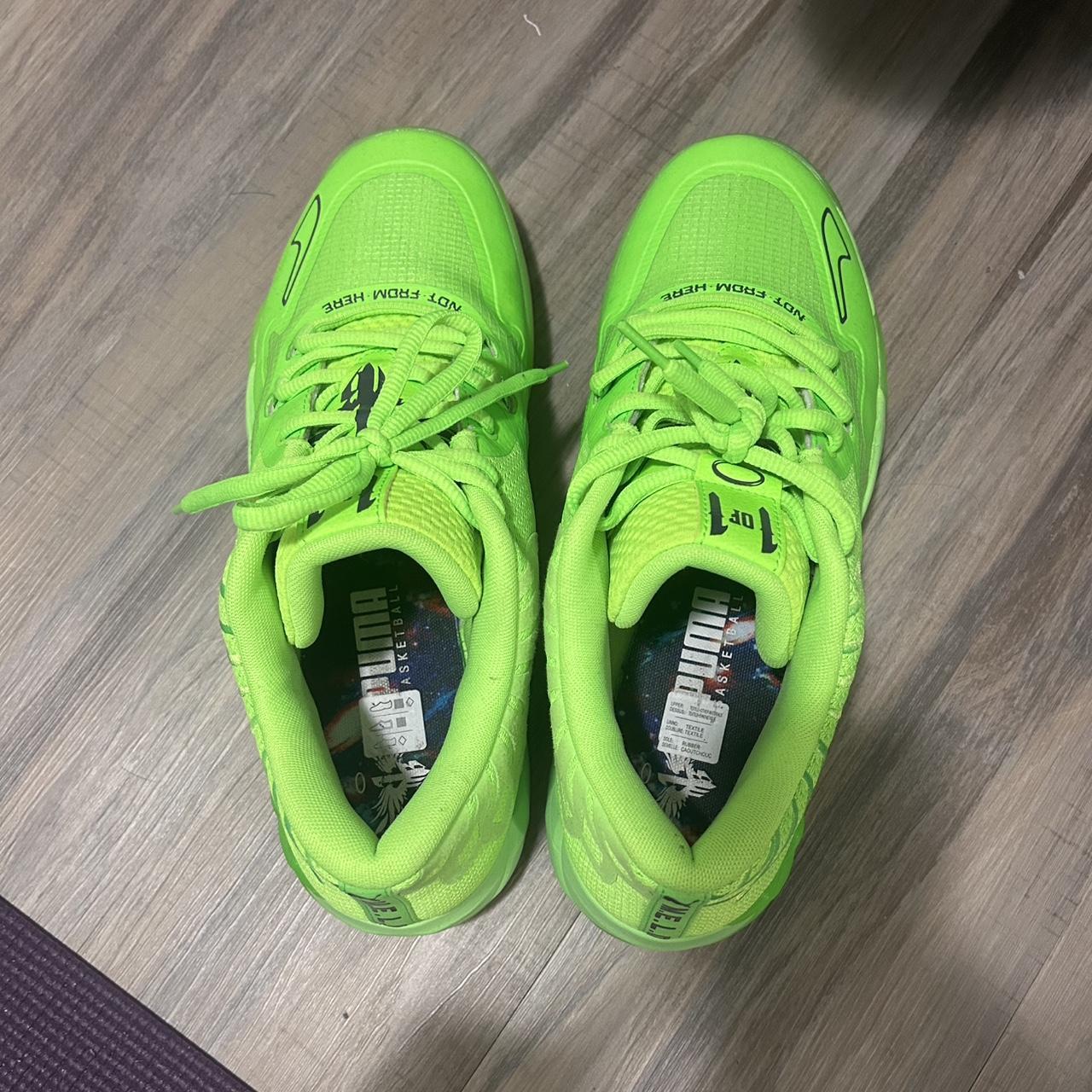 Puma MB1’s Lamelo Ball “Green Gecko” (Box Included)... | Depop