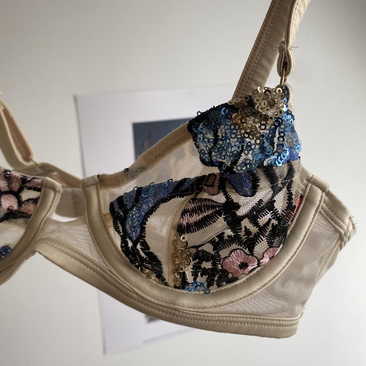 beautiful bra with detailing 🌸 in the style of... - Depop