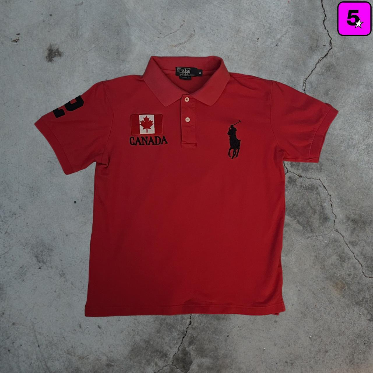 Vintage Canada Big pony Polo by Polo Ralph... - Depop