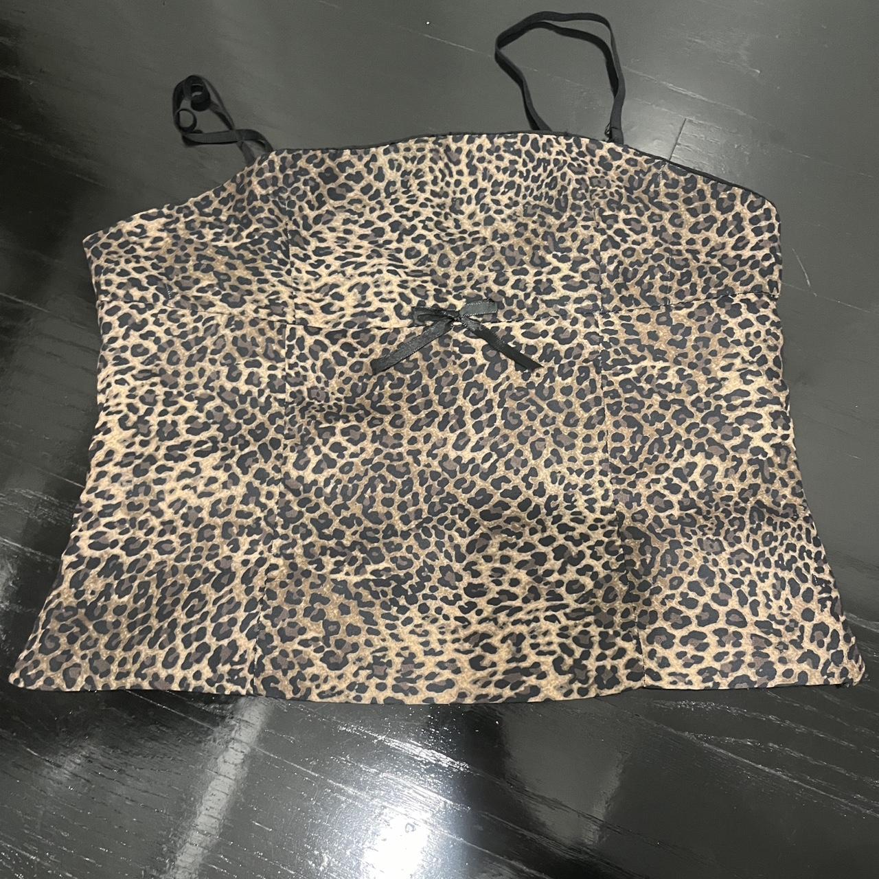 super cute cheetah print tank top. never been worn... - Depop