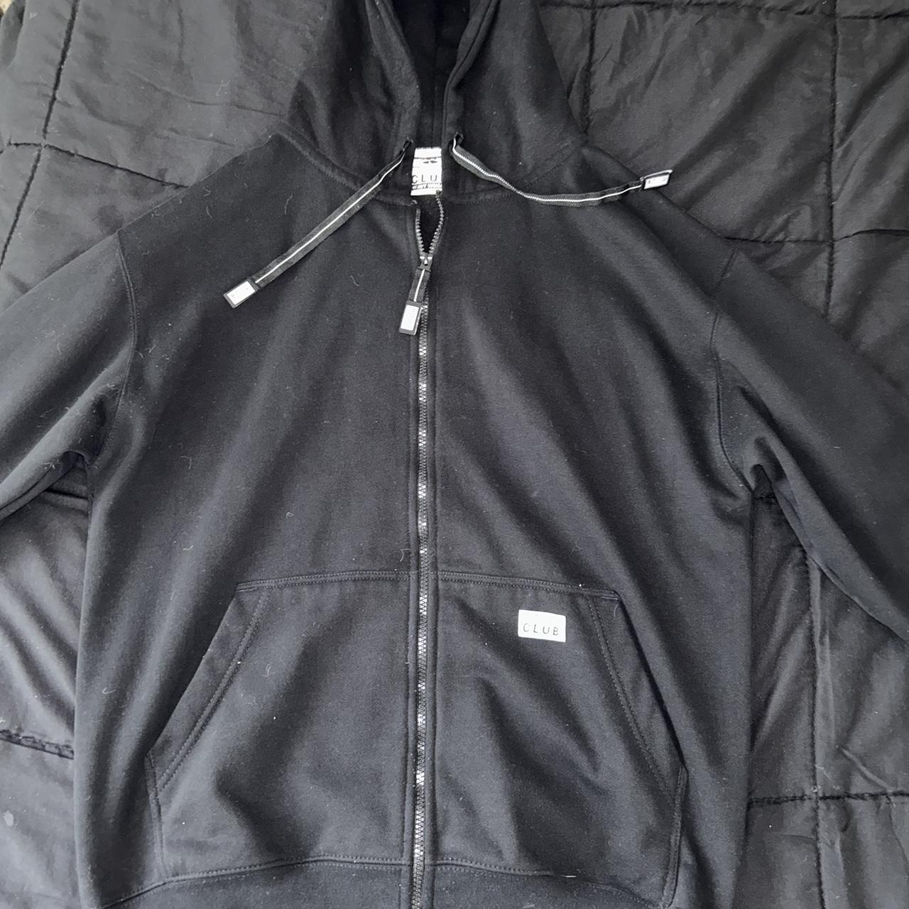 Heavyweight Pro Club zip up fleece #streetwear #y2k - Depop