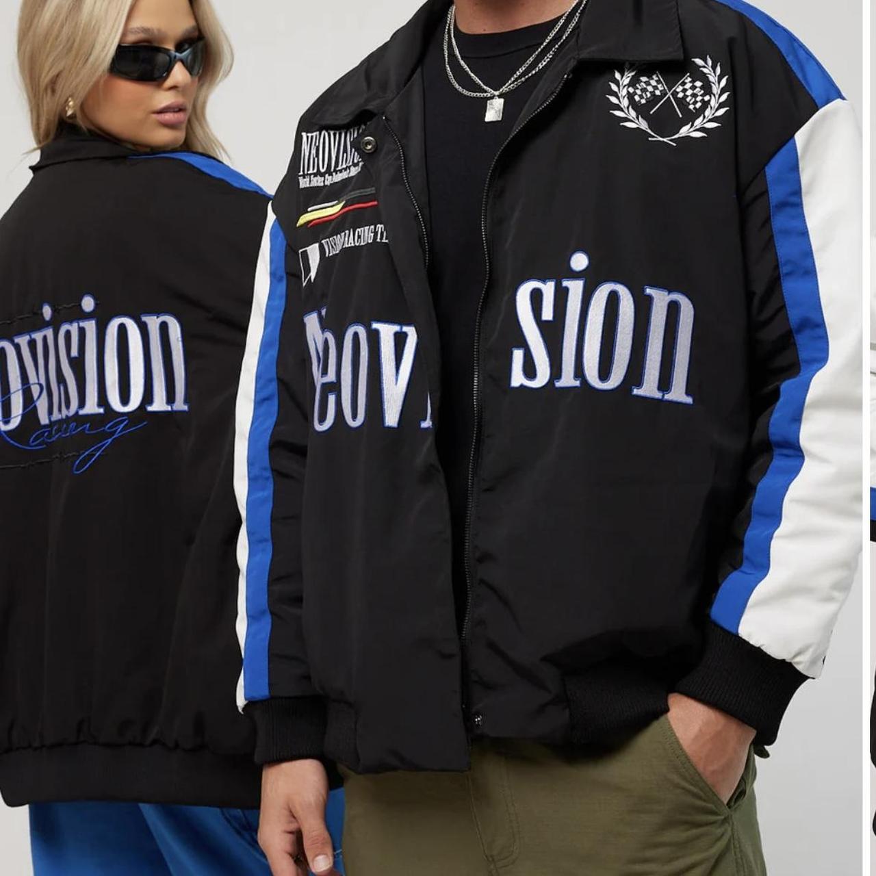 Neovision jacket! Racing Moto jacket in black and... - Depop