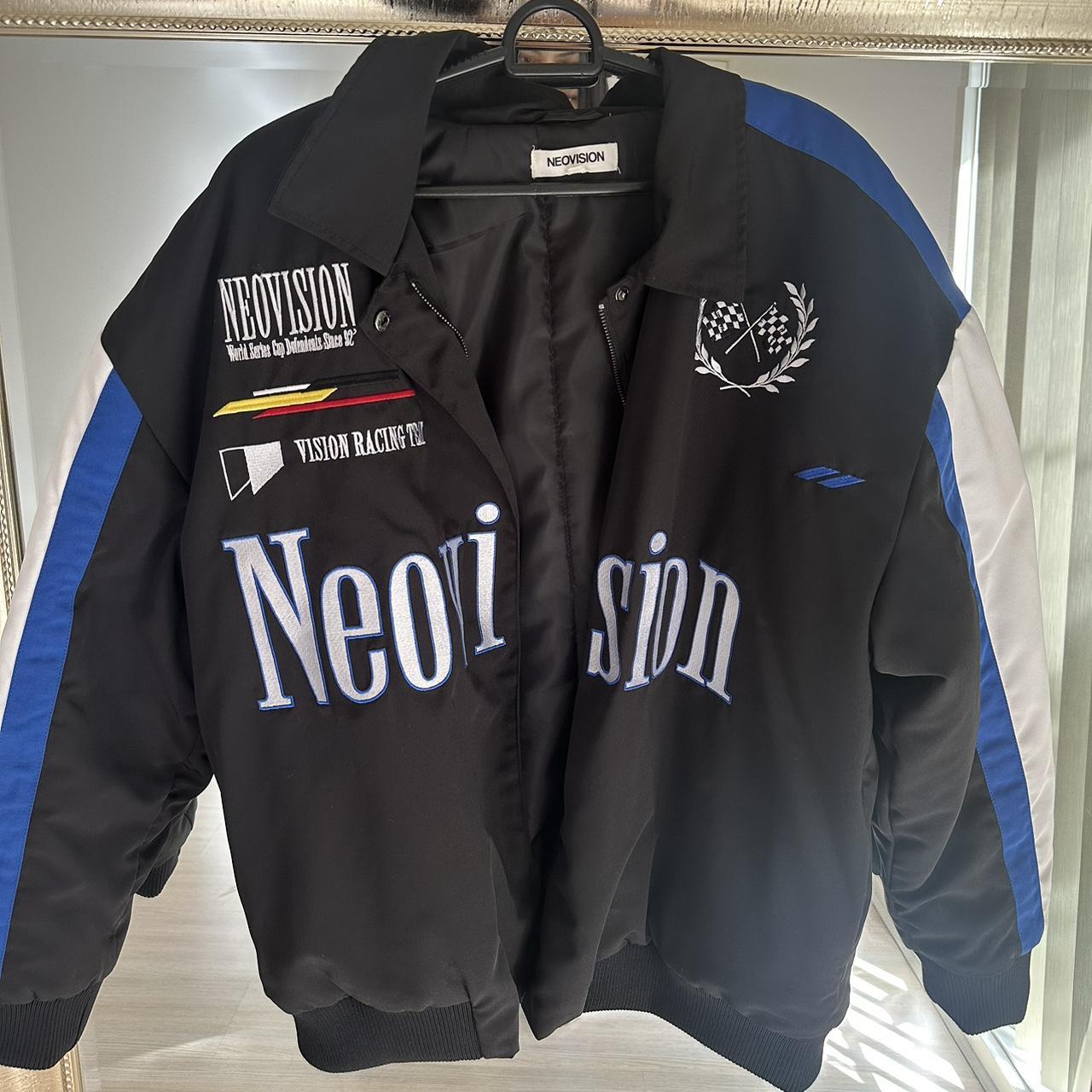 Neovision jacket! Racing Moto jacket in black and... - Depop
