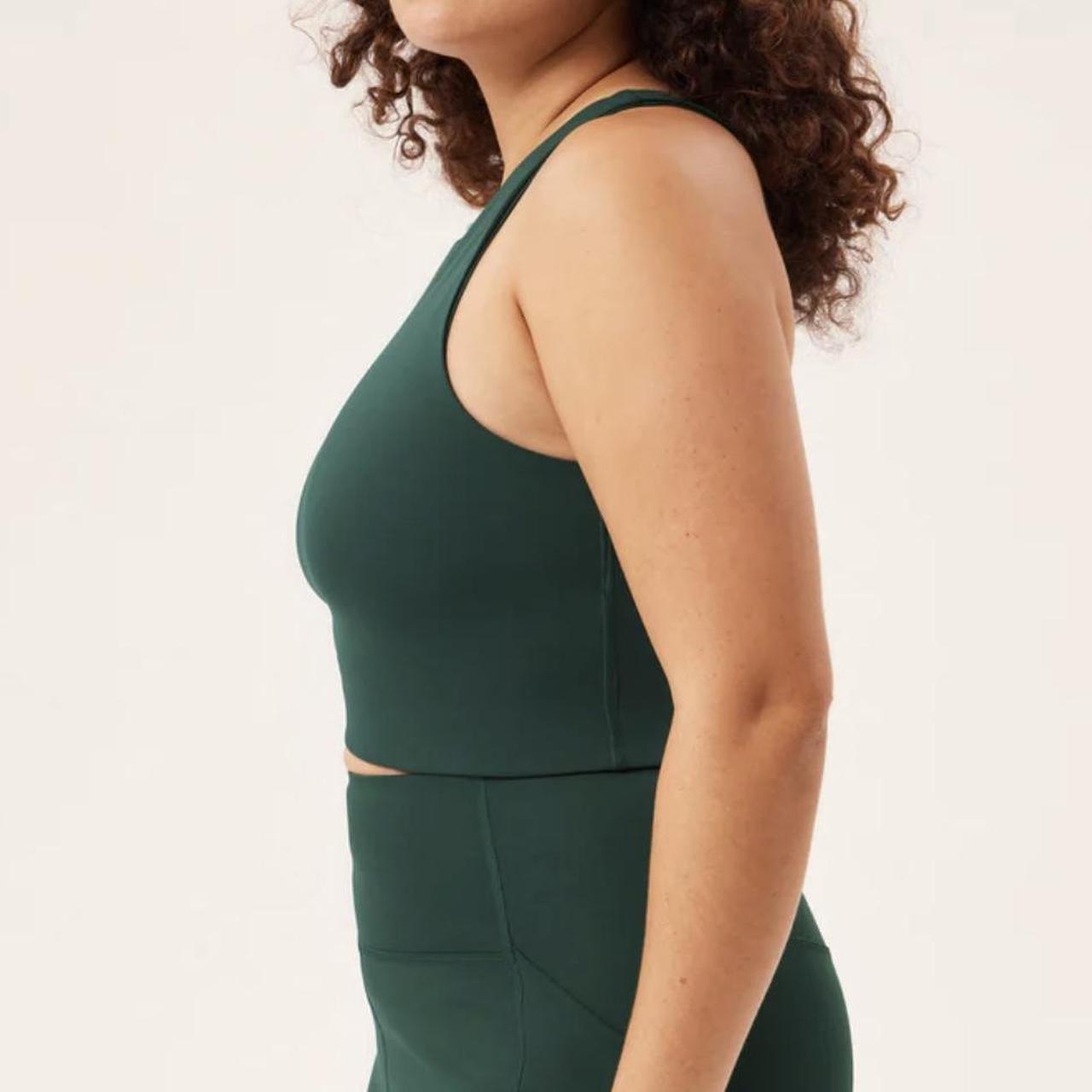 Girlfriend Collective Women's Green Vest | Depop