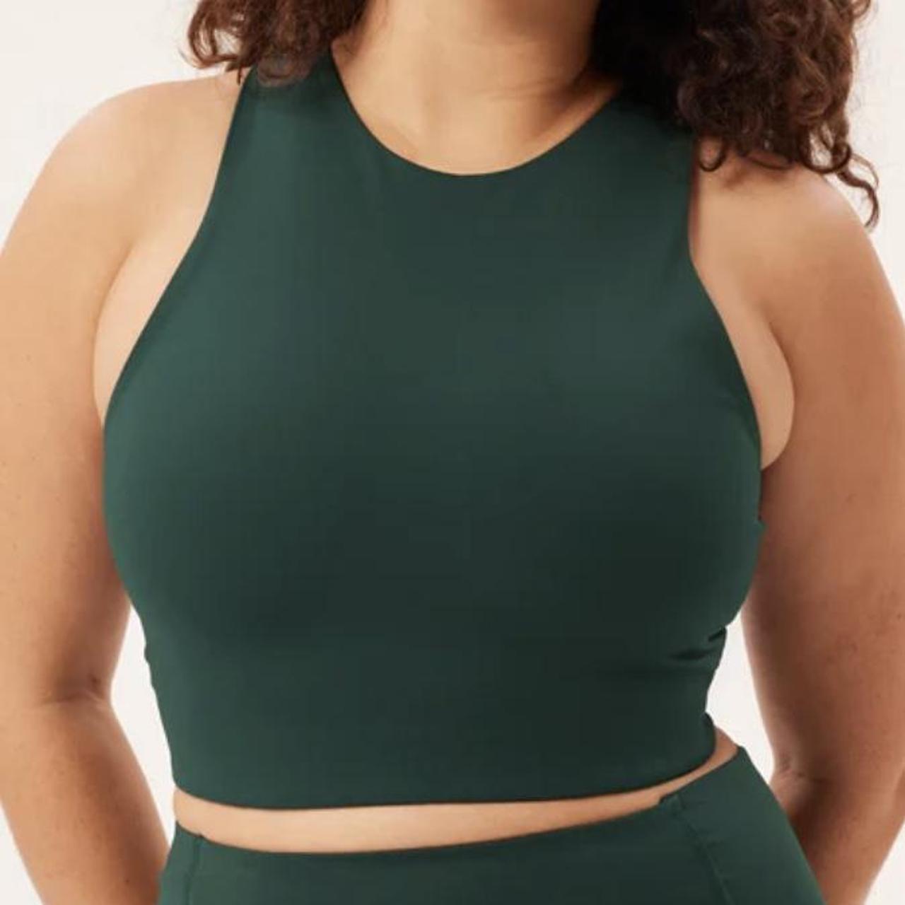 Girlfriend Collective Women's Green Vest | Depop