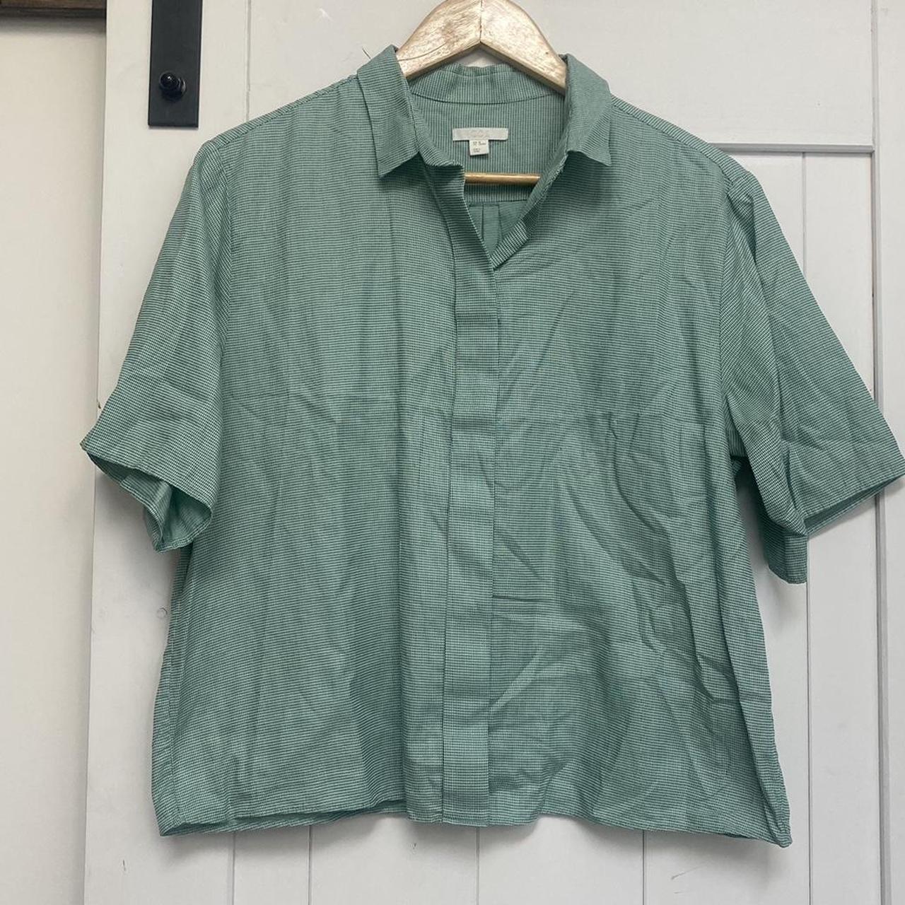 COS Women's Green Shirt | Depop