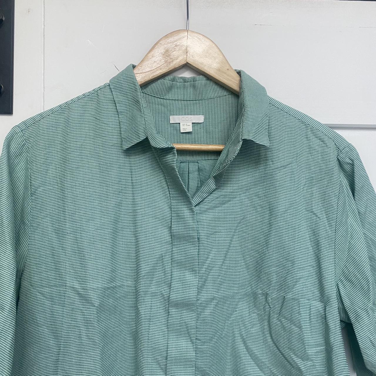 COS Women's Green Shirt | Depop