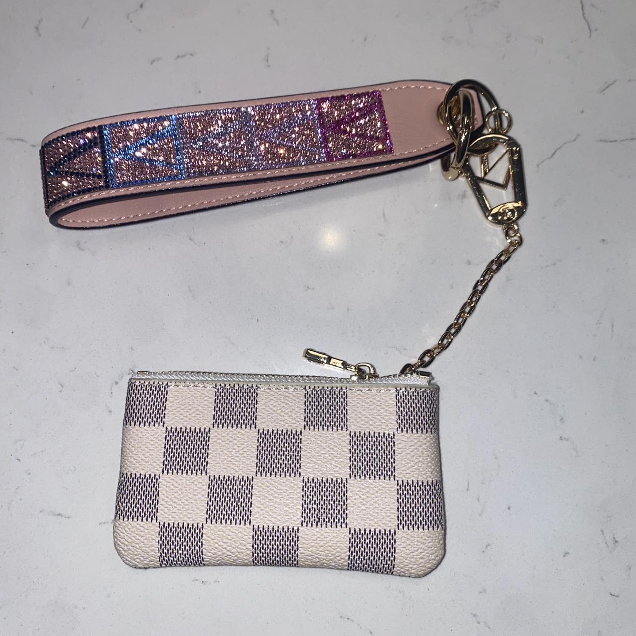 Louis Vuitton wallet on Victoria secret keychain,... - Depop