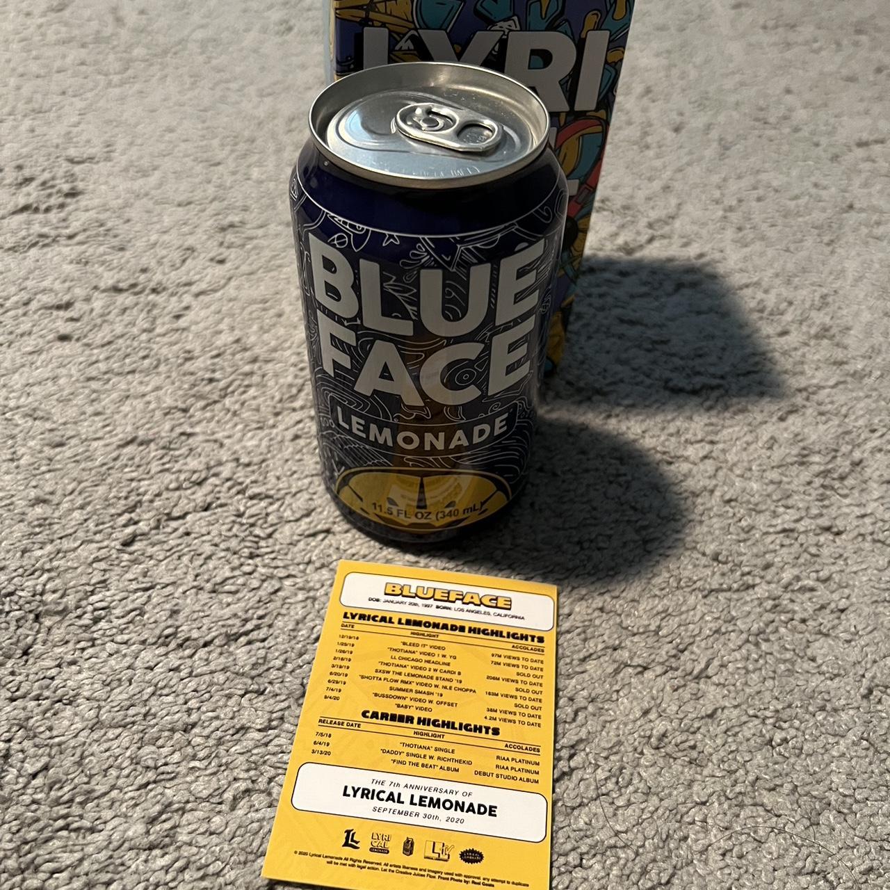 Lyrical Lemonade BlueFace Lemonade Collectible Can... - Depop