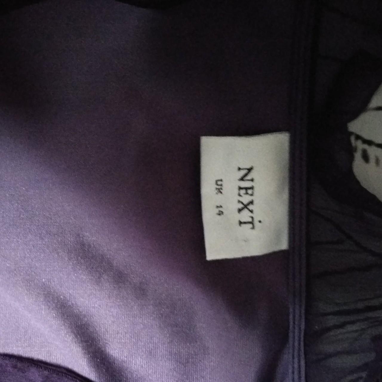 Vintage Next purple velvet top Open at the front,... - Depop