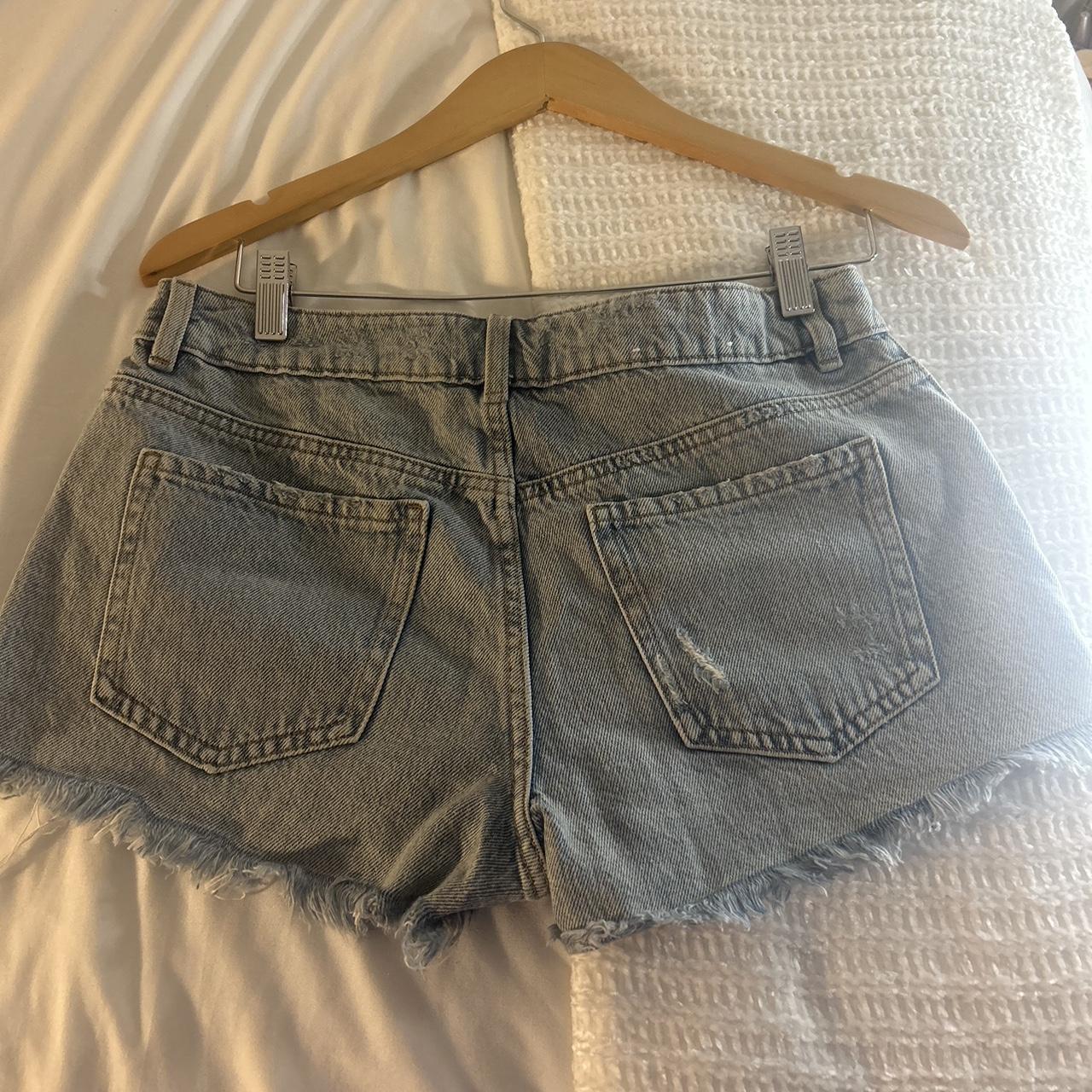 Garage low rise denim shorts #Garage #denimshorts... - Depop