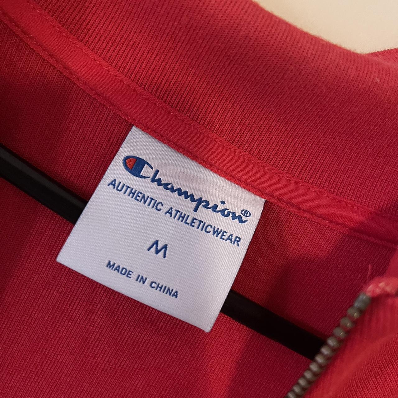 Champion QuarterZip Jumper Men’s size M $10 shipping - Depop