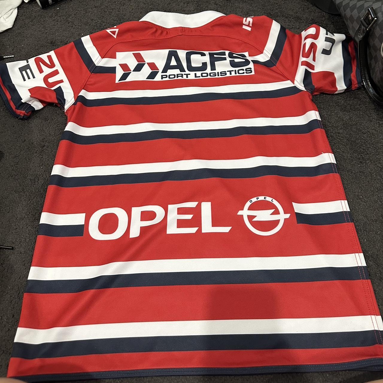 2013 Centenary Red Sydney Roosters NRL Jersey -... - Depop