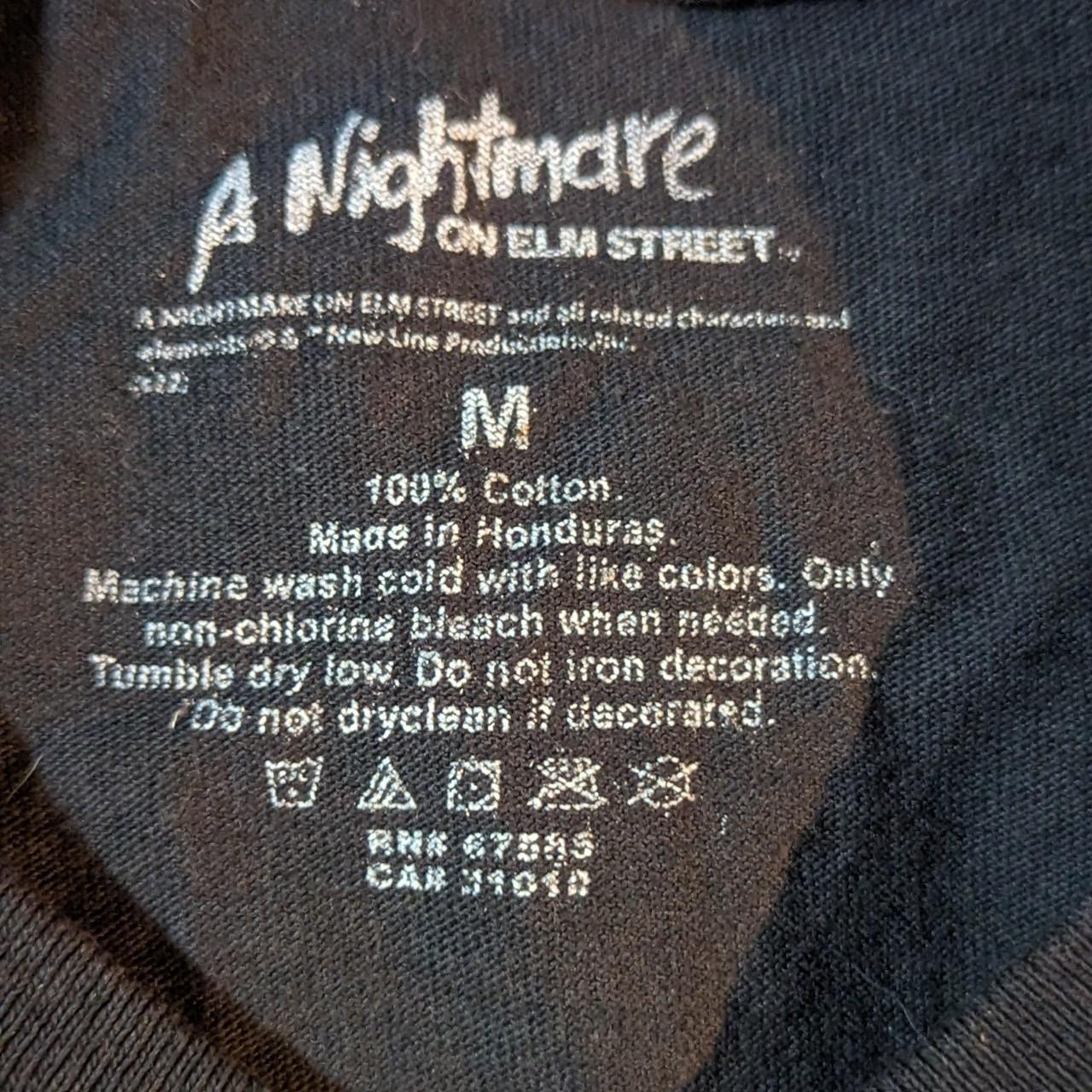 A Nightmare On Elm Street neon Freddy Krueger shirt.... - Depop