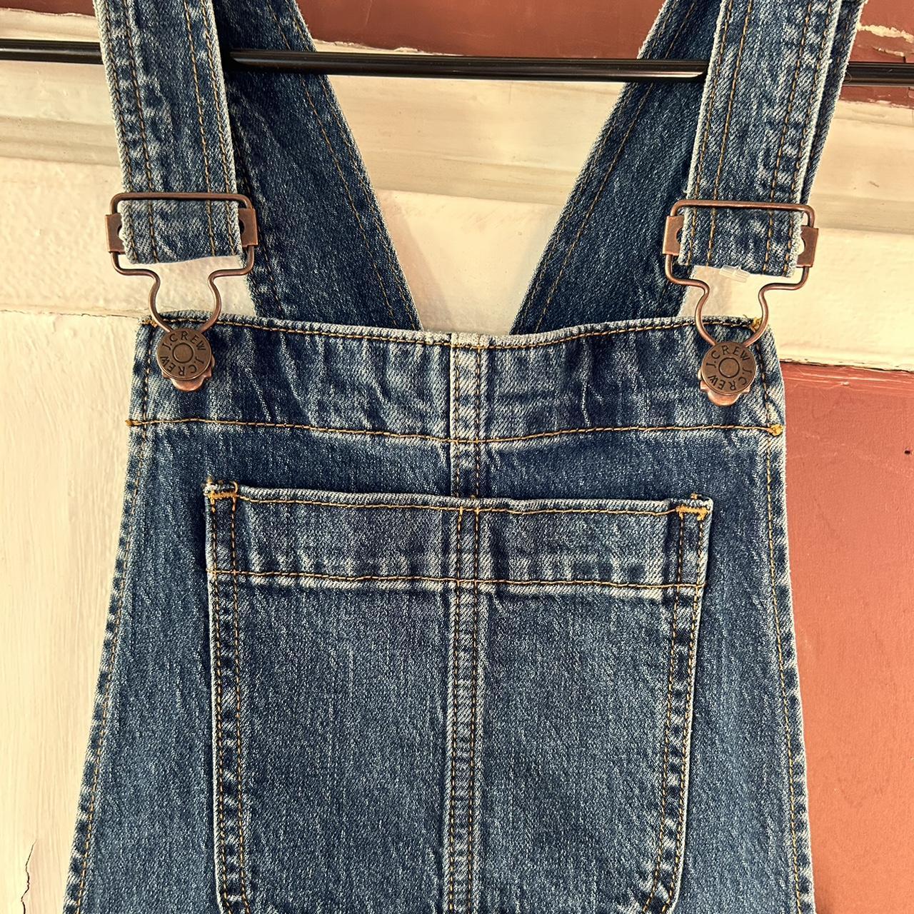 J Crew XXS dark denim overalls. Roughly 25 inch... - Depop