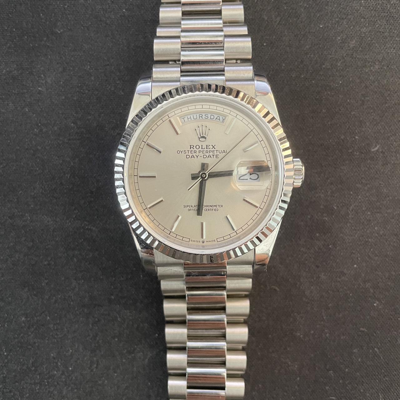 Replica Rolex Day-Date 36mm high quality dupe.... - Depop