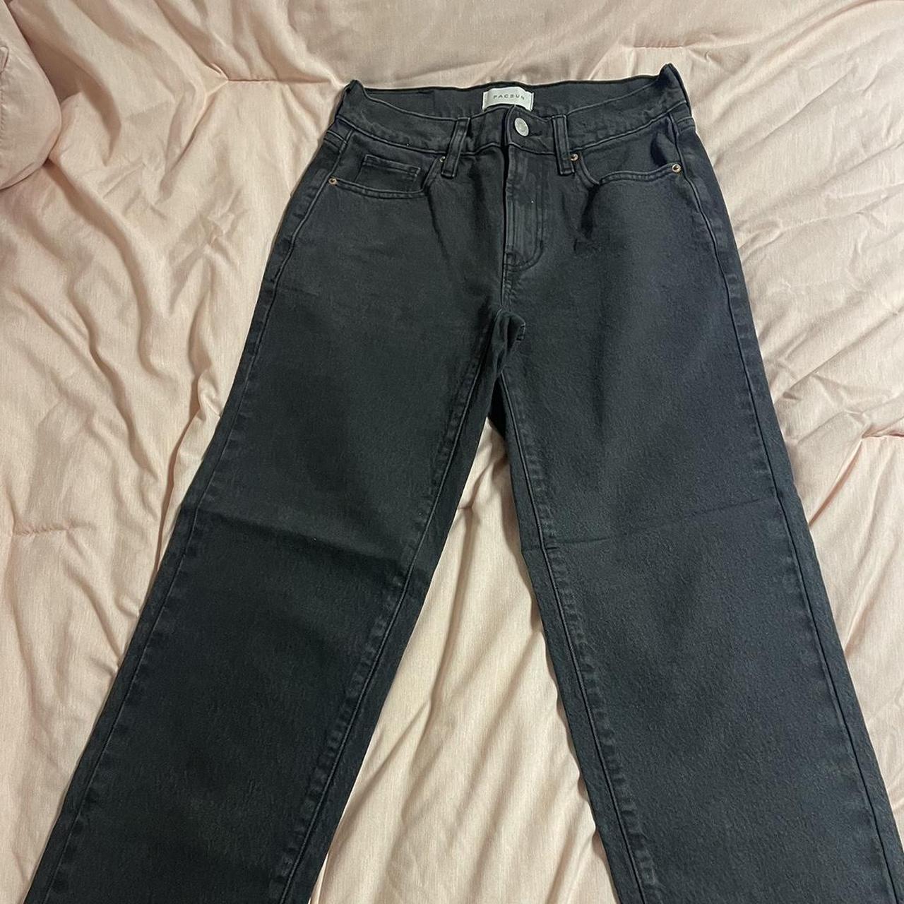 Black low rise jeans Size 23, BNWOT never worn - Depop