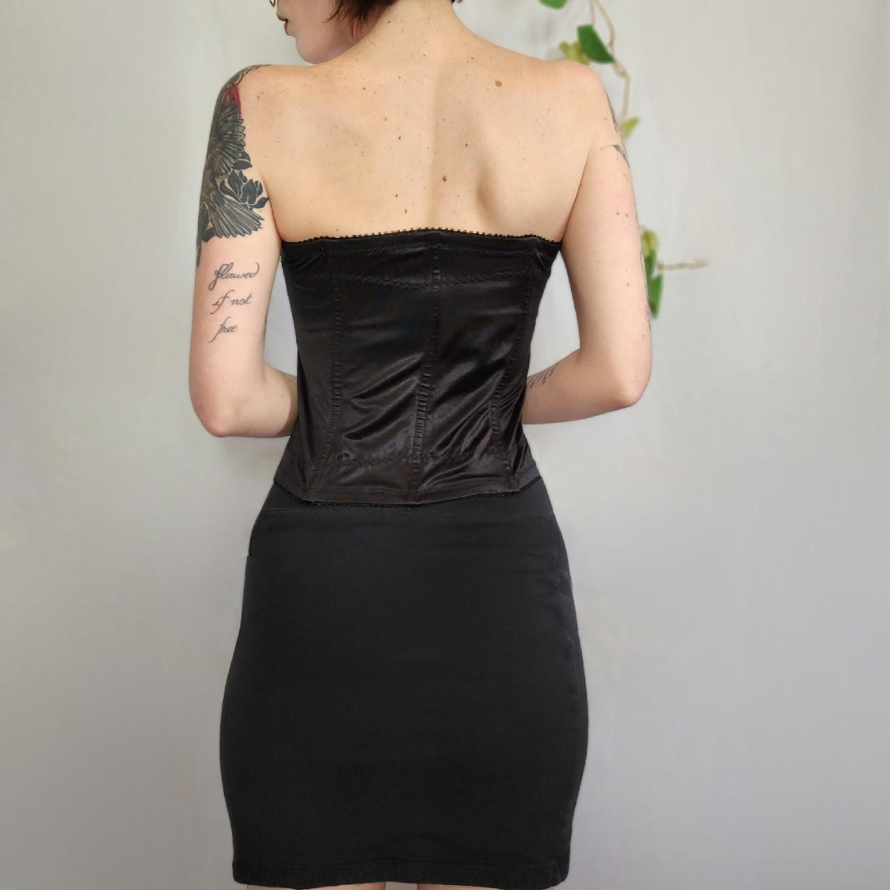 Cabernet Women's Black Corset | Depop