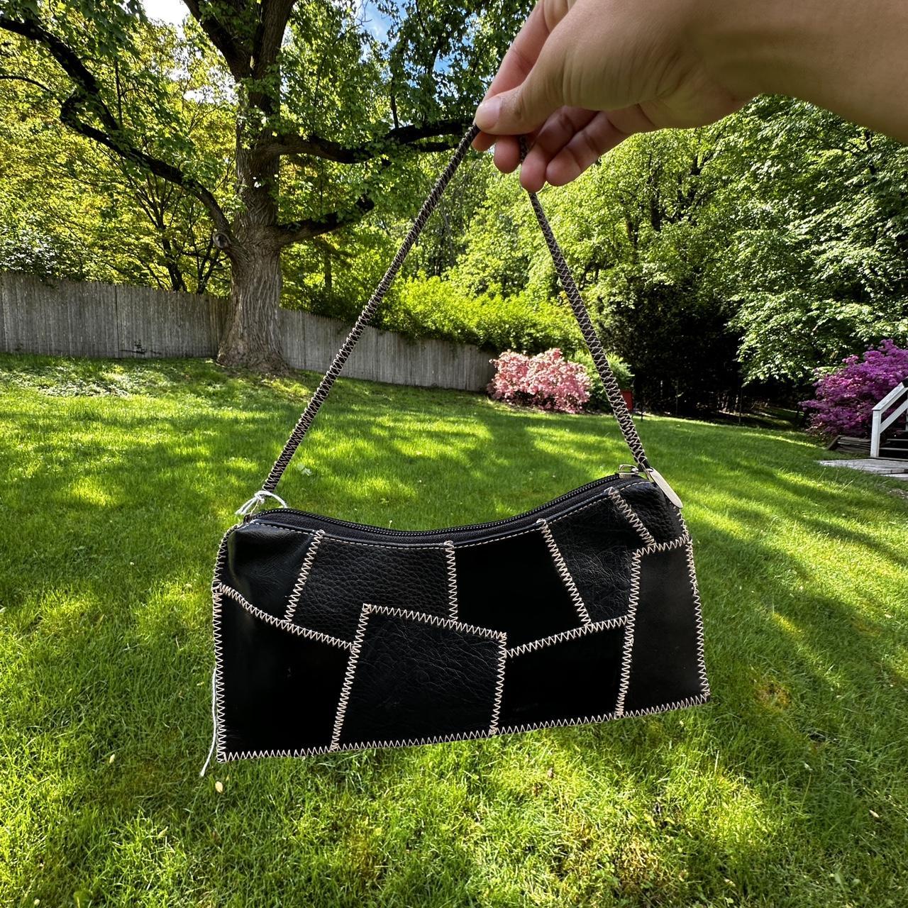 Y2K Steve Madden leather patchwork purse #y2k #vintage - Depop