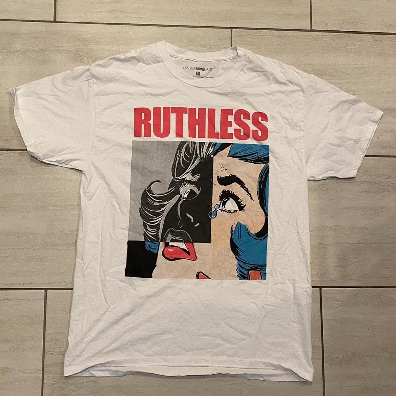 “Ruthless” Graphic Tee size Large #graphictee... - Depop