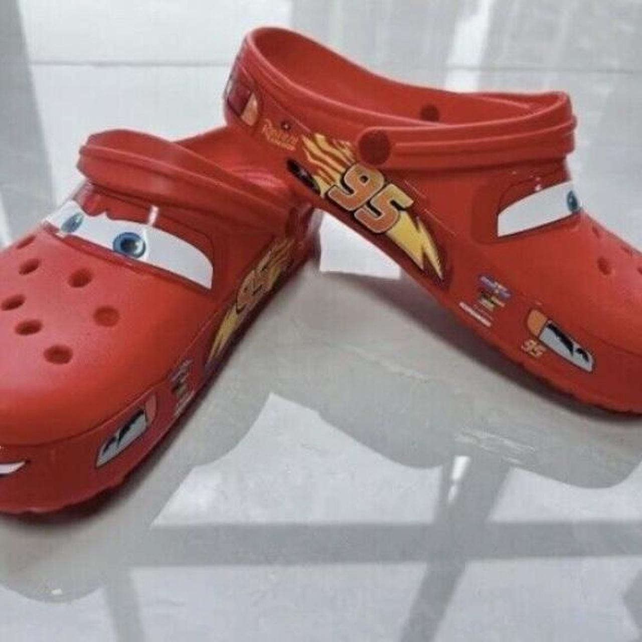 Lightning McQueen crocs size me 10 brand new... | Depop