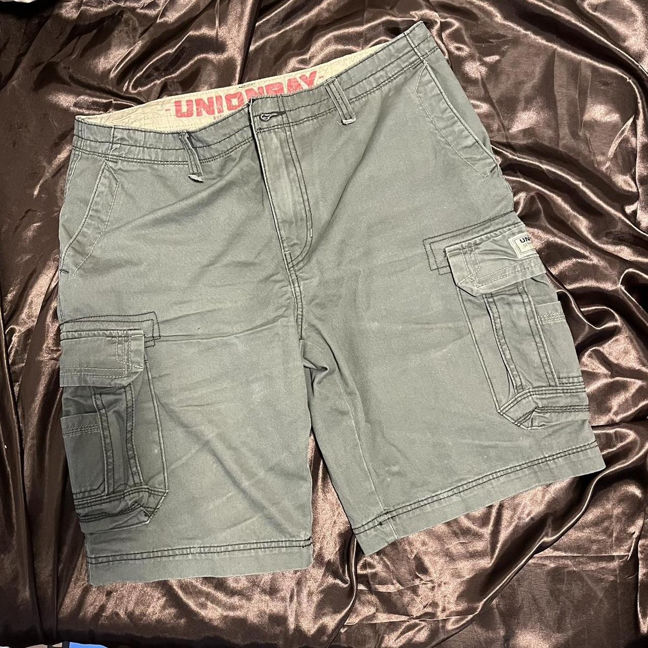 Vintage Union Bay Cargo Shorts, Waist Size 34. - Depop
