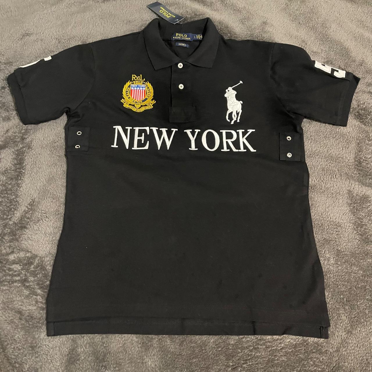 Ralph Lauren New York shirt chief keef polo shirt... - Depop