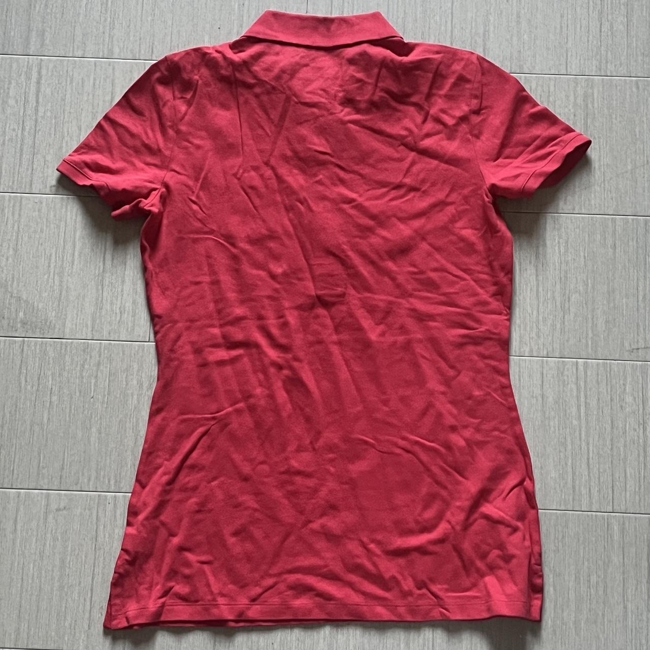 Womens Red Polo Shirt with Pocket - - For reference... - Depop