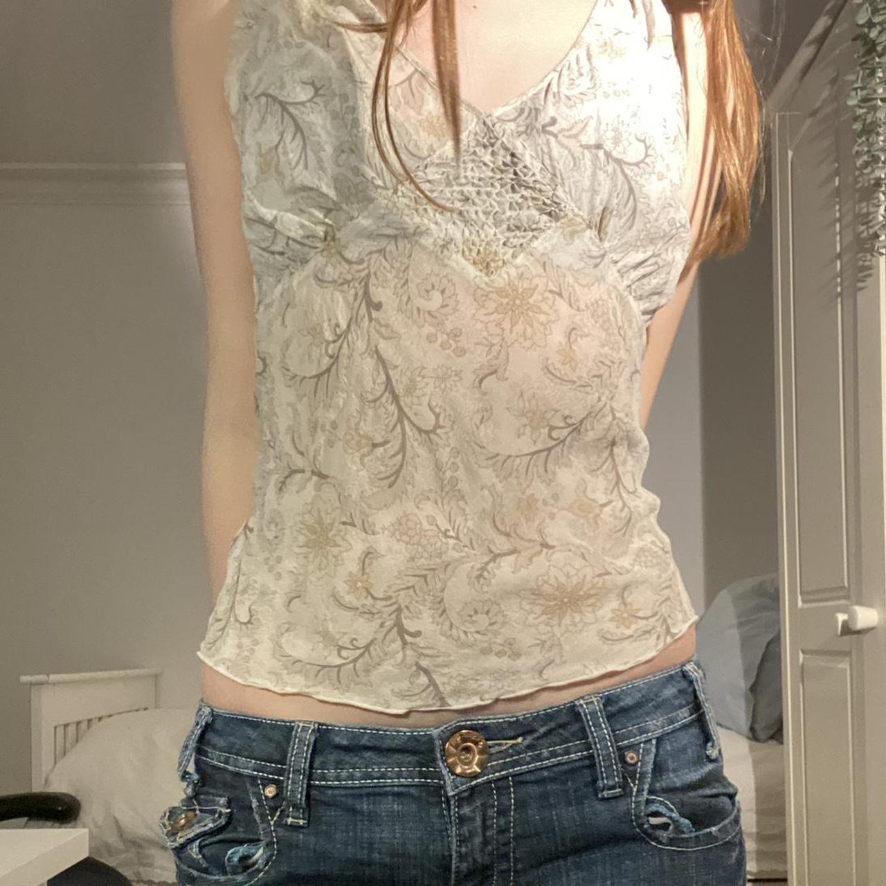 Fairy core Paisley cami PLEASE BUY WITH PAYPAL- IF... - Depop