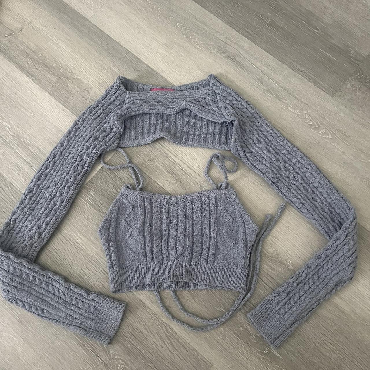 Edikted Women's Blue Vest | Depop