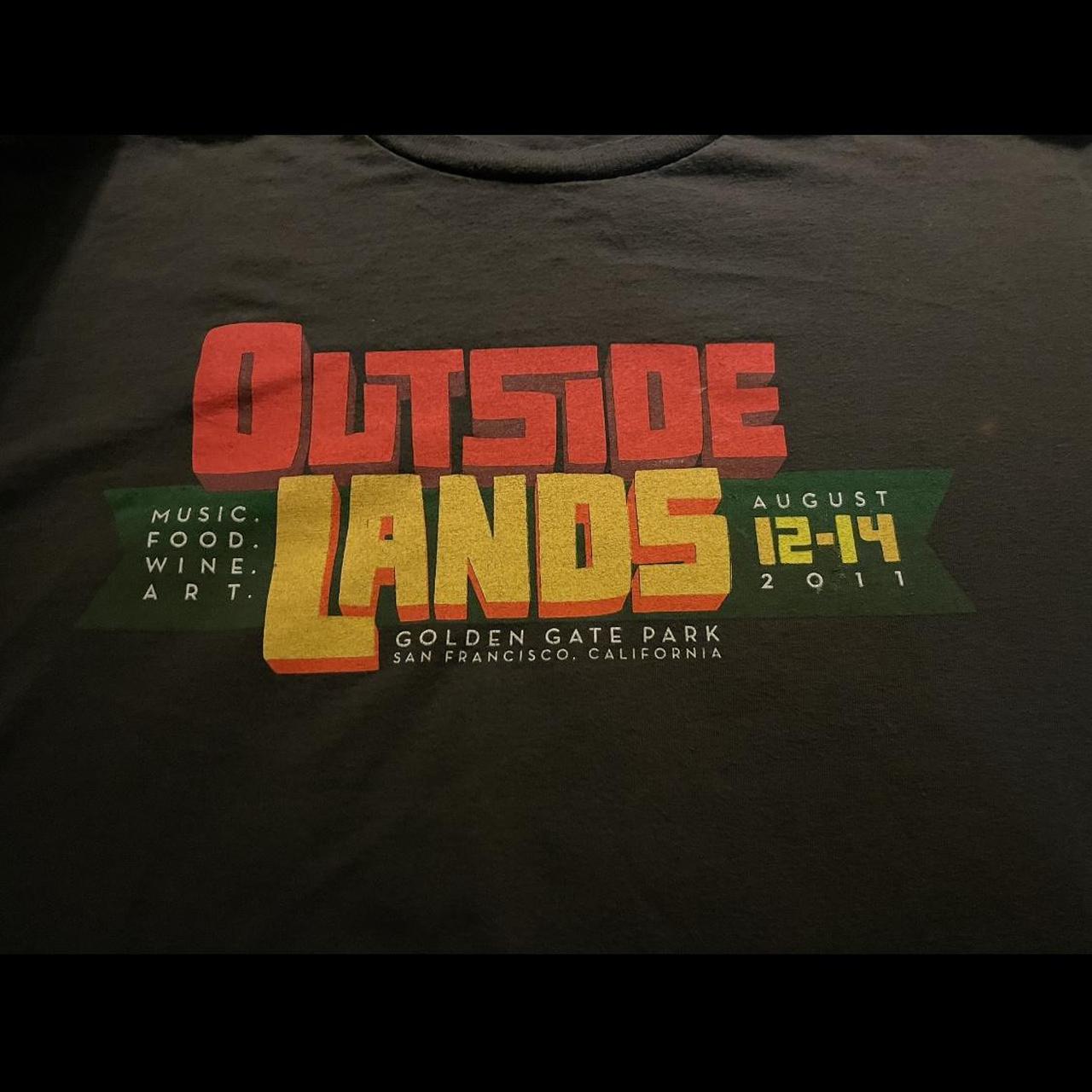Outside Lands 2011 festival tee. Slight... - Depop