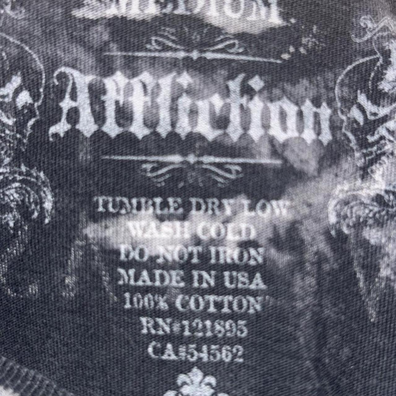 Affliction tee slight rip on collar Can meet if... | Depop