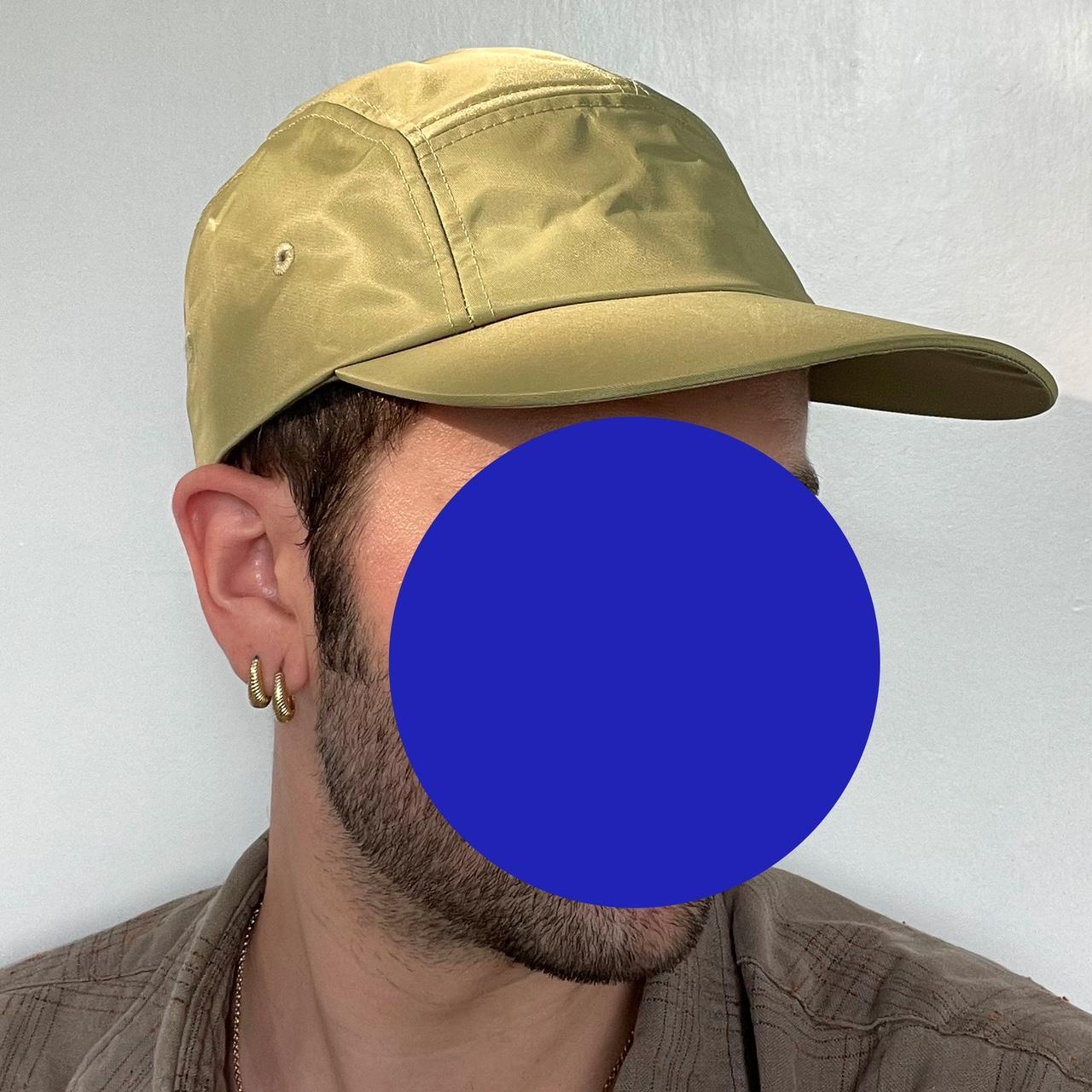 COS Men's Khaki and Green Hat | Depop