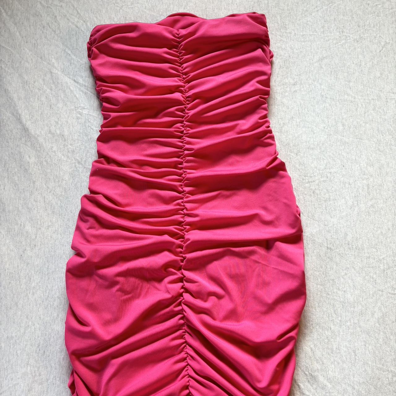 SHEIN Pink Bodycon Dress Size small Never worn... - Depop