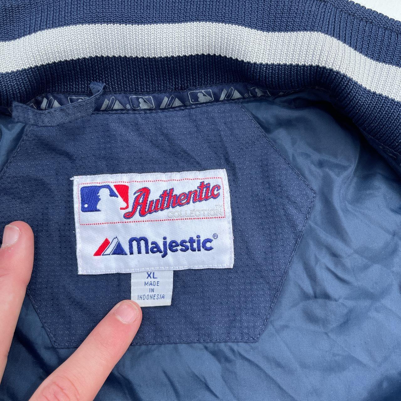 Majestic Athletic Men's Navy Jacket | Depop