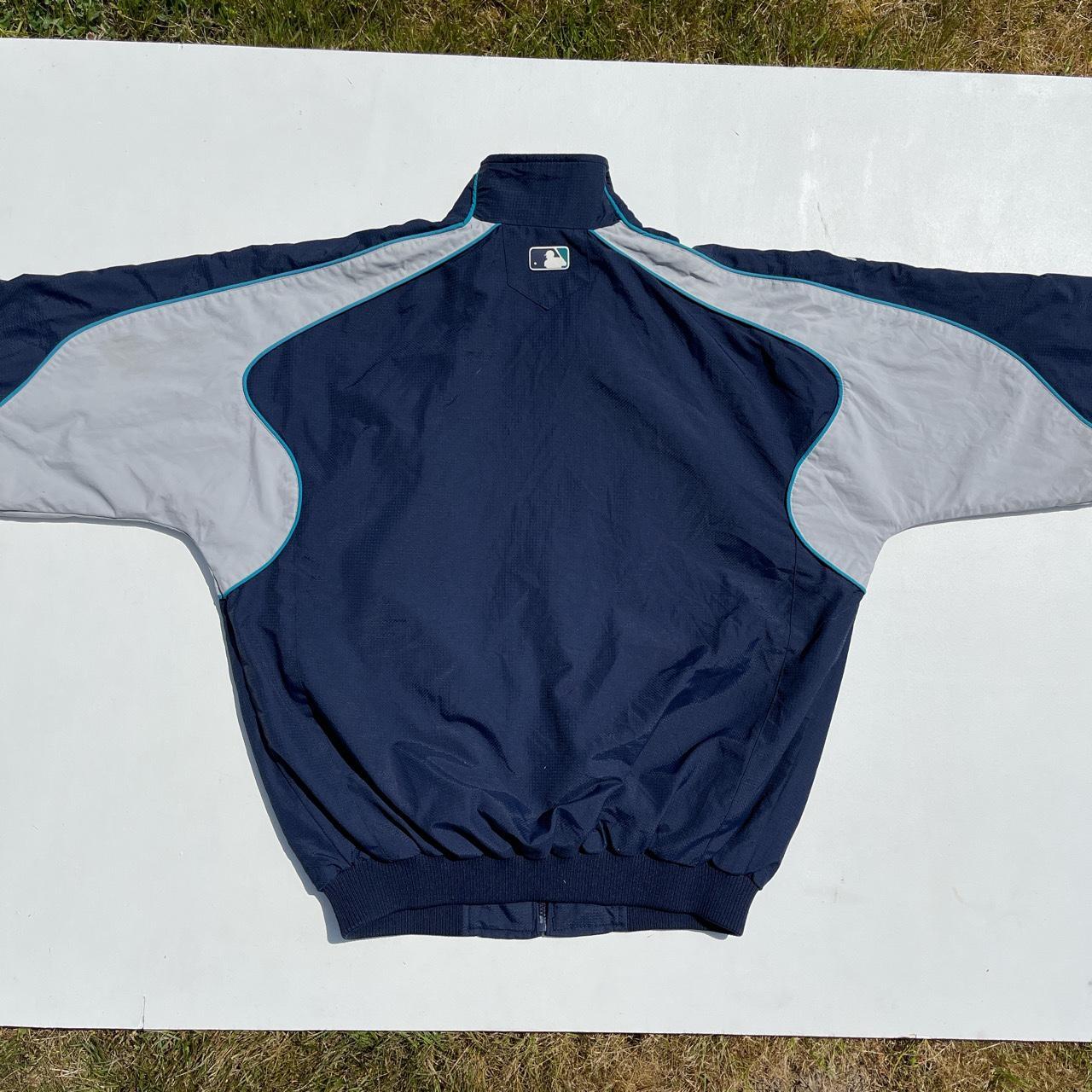 Majestic Athletic Men's Navy Jacket | Depop