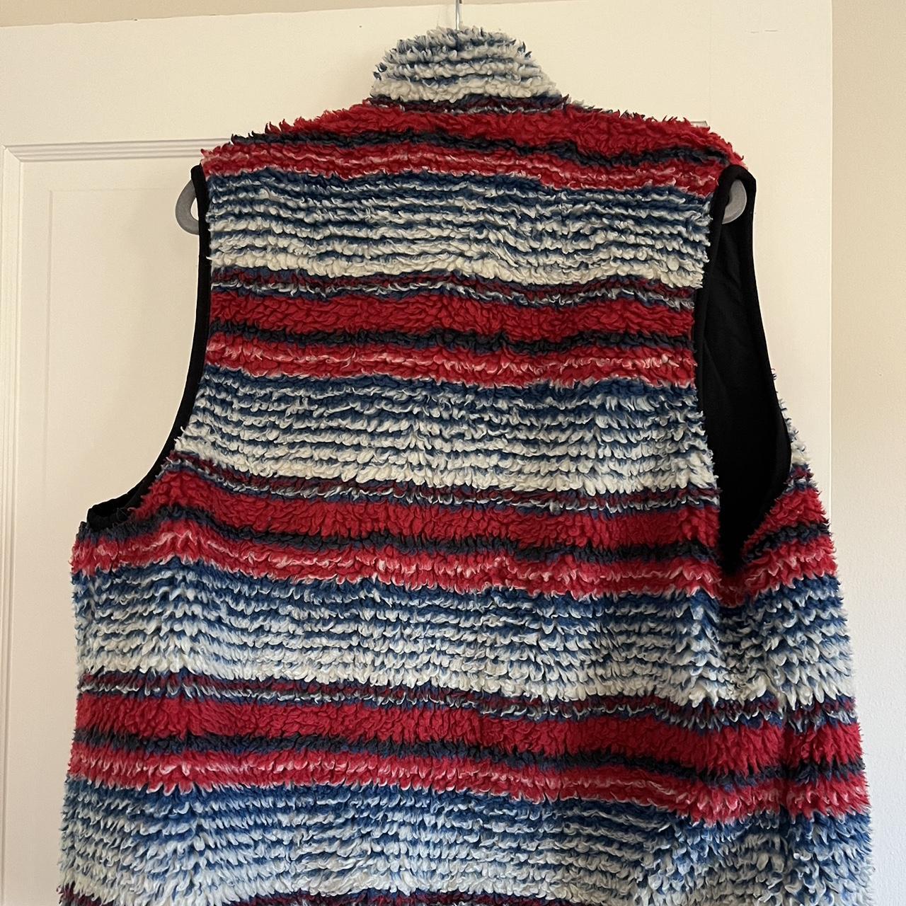 Men’s Stüssy furry vest. Lightly used, still in... - Depop