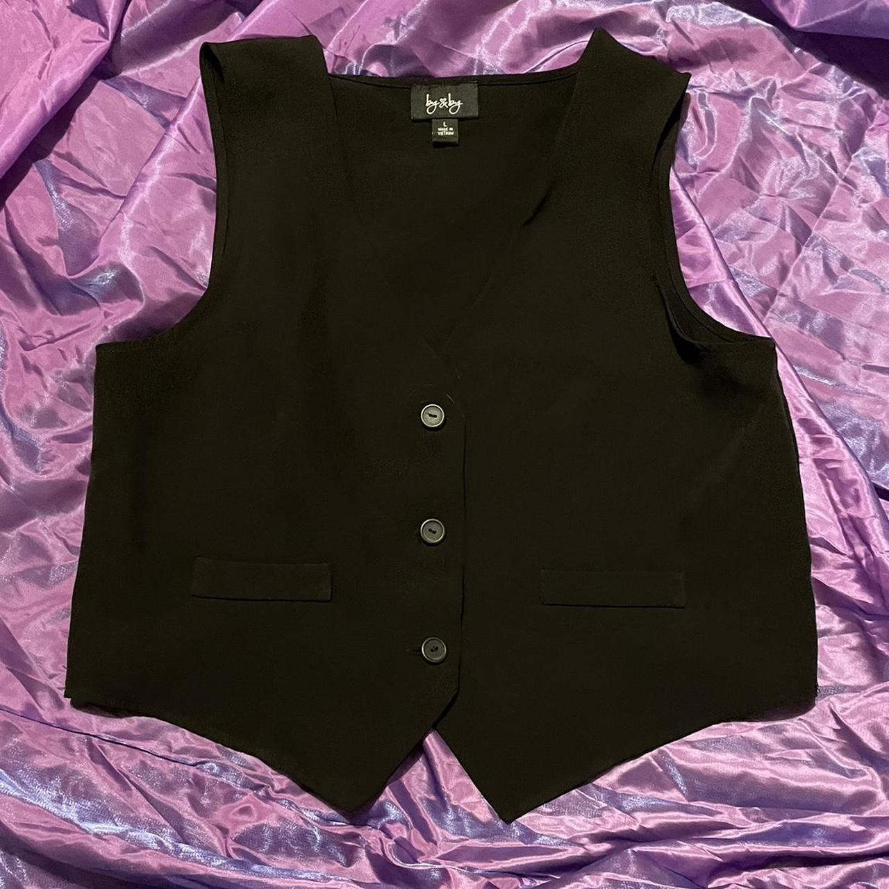 simple black vest - Depop
