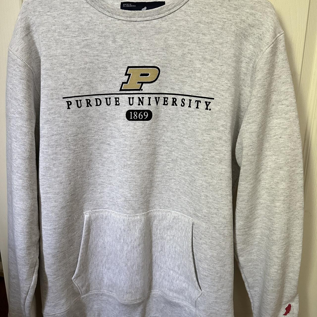 Purdue University sweatshirt with front pocket... - Depop