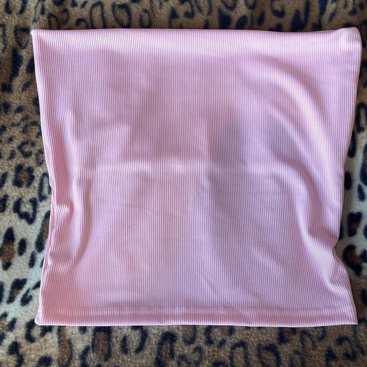 y2k pink bebe tube top💋 shipping 2 weeks🎀 due to... - Depop