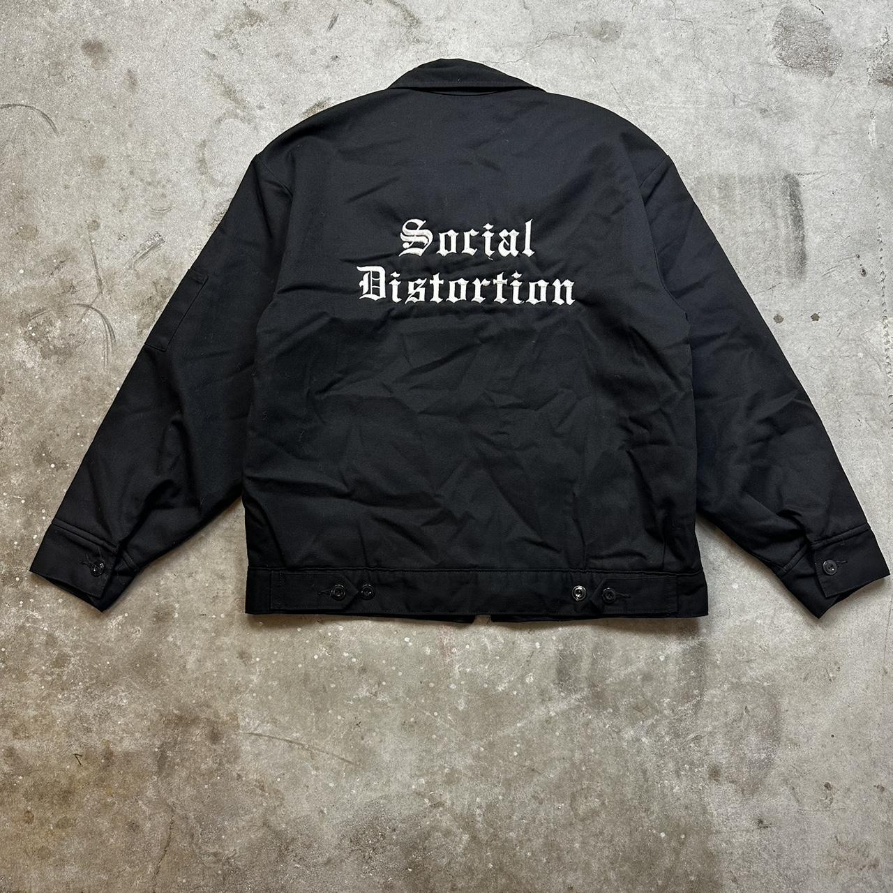 Vintage social distortion jacket 1990s dickies... - Depop