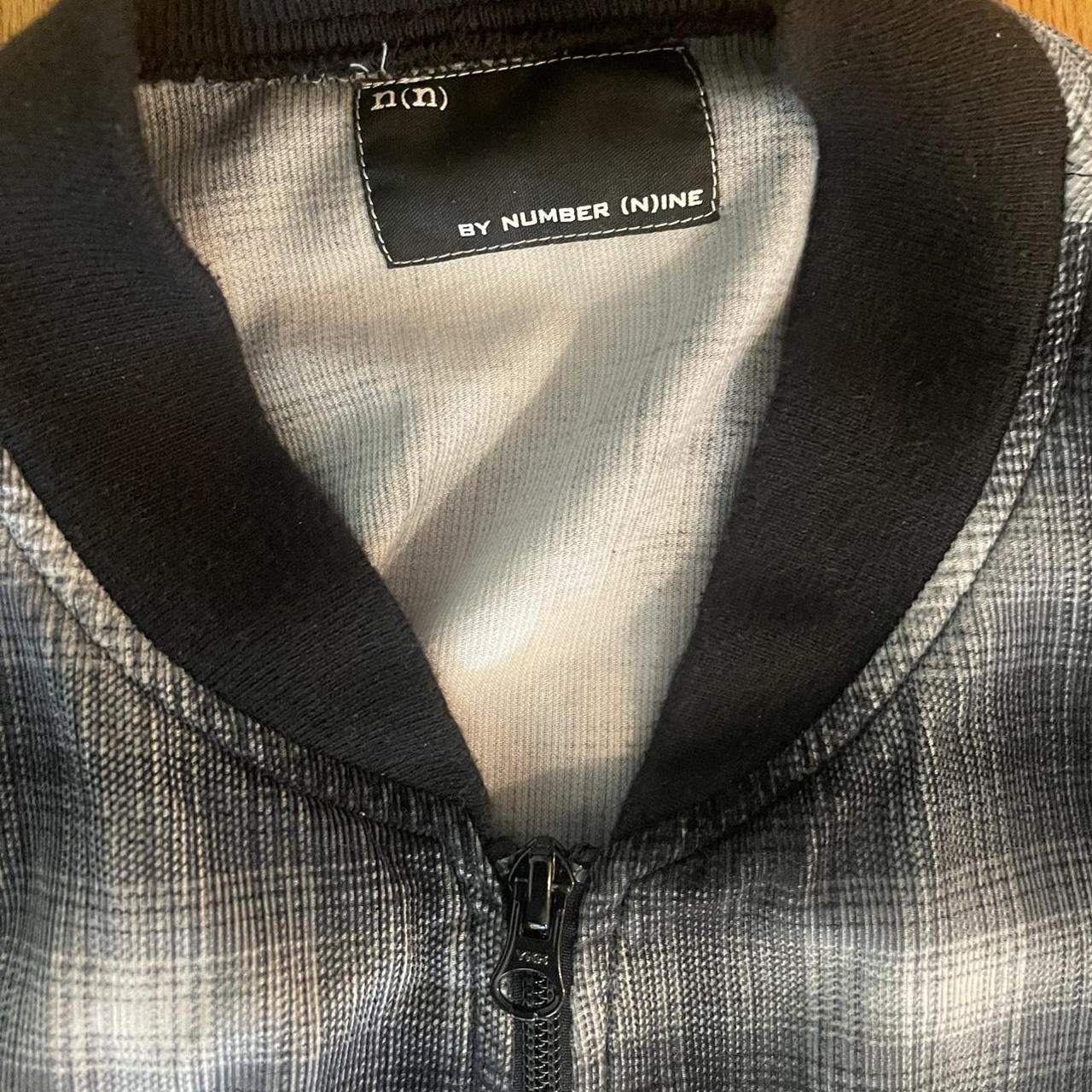 Number Nine Shadow Plaid Bomber Size 3 #numbernine... - Depop