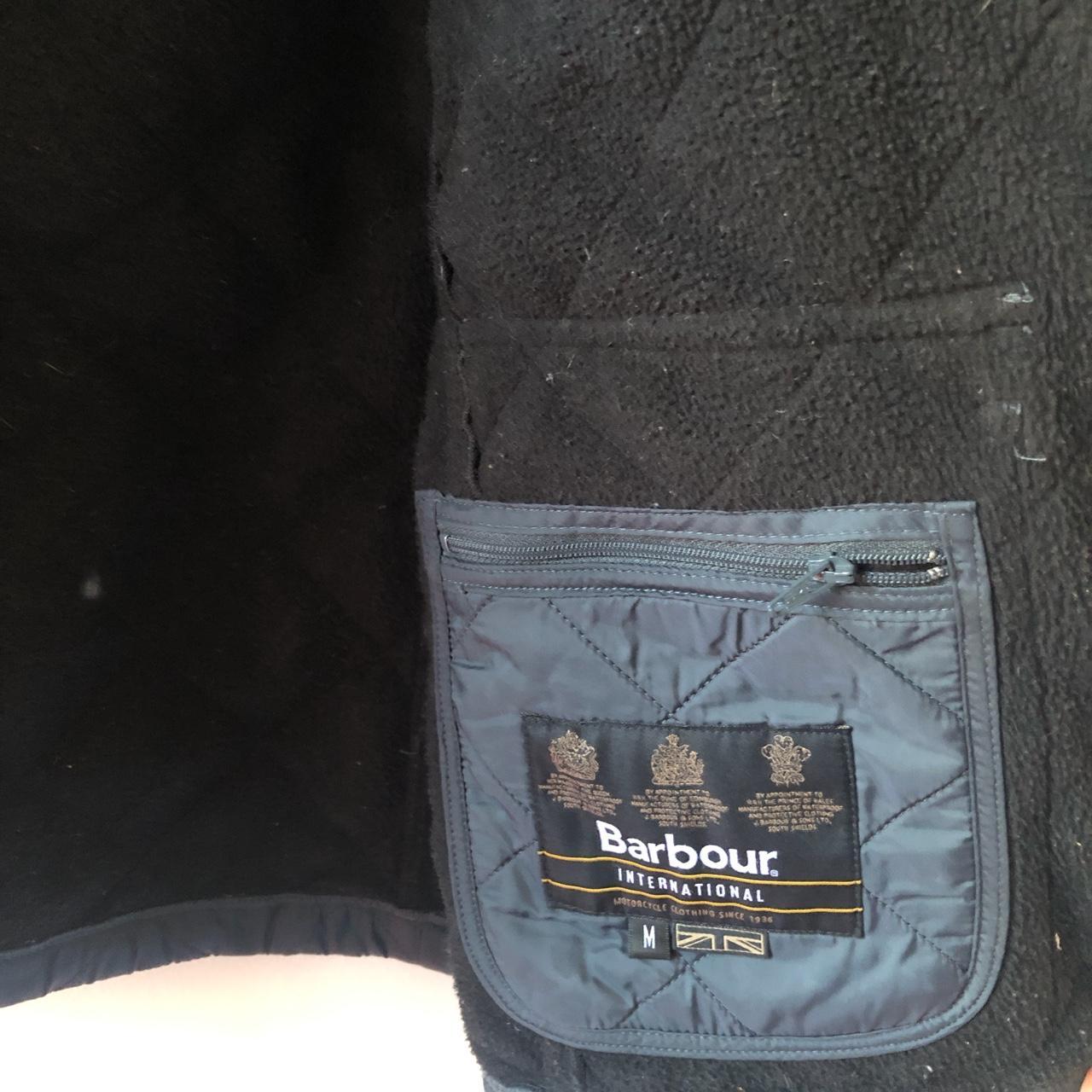 Petrol blue men’s Barbour jacket with fleecy inner 🦌 - Depop