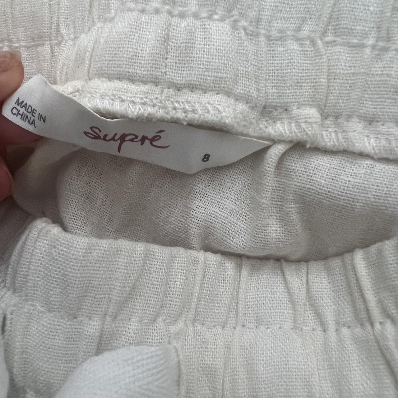 supre linen mini skirt🫶 super similar to the venroy... - Depop