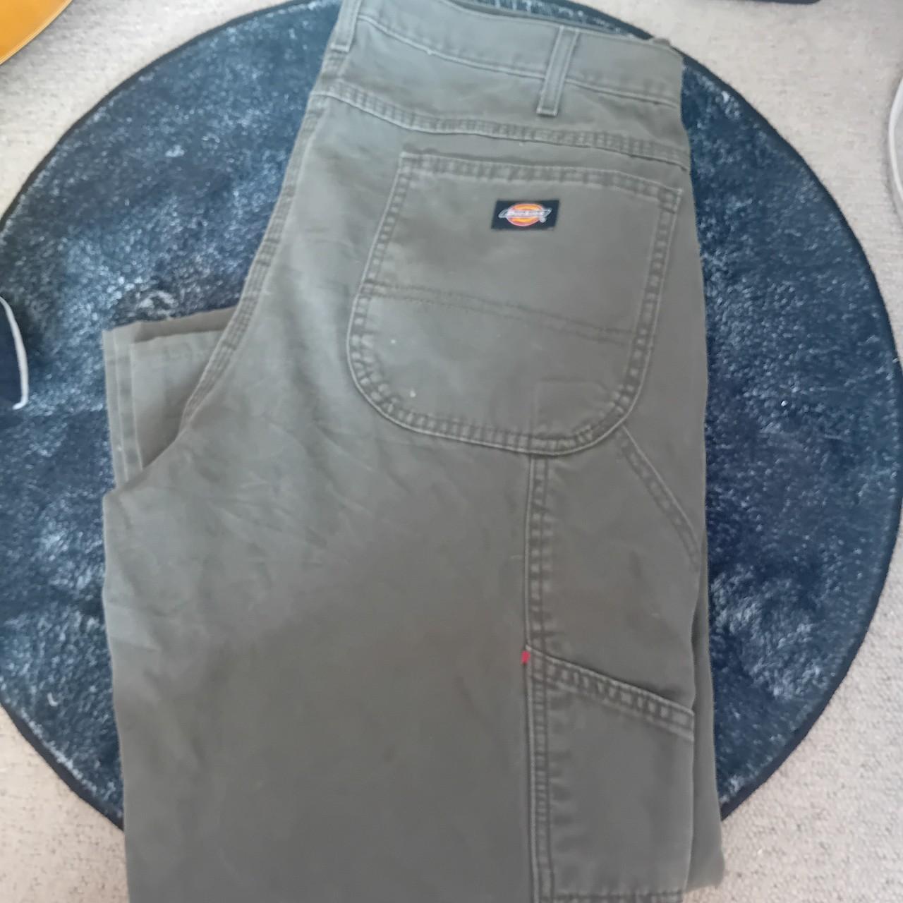 Green Dickies Jeans, 36x32 - Depop