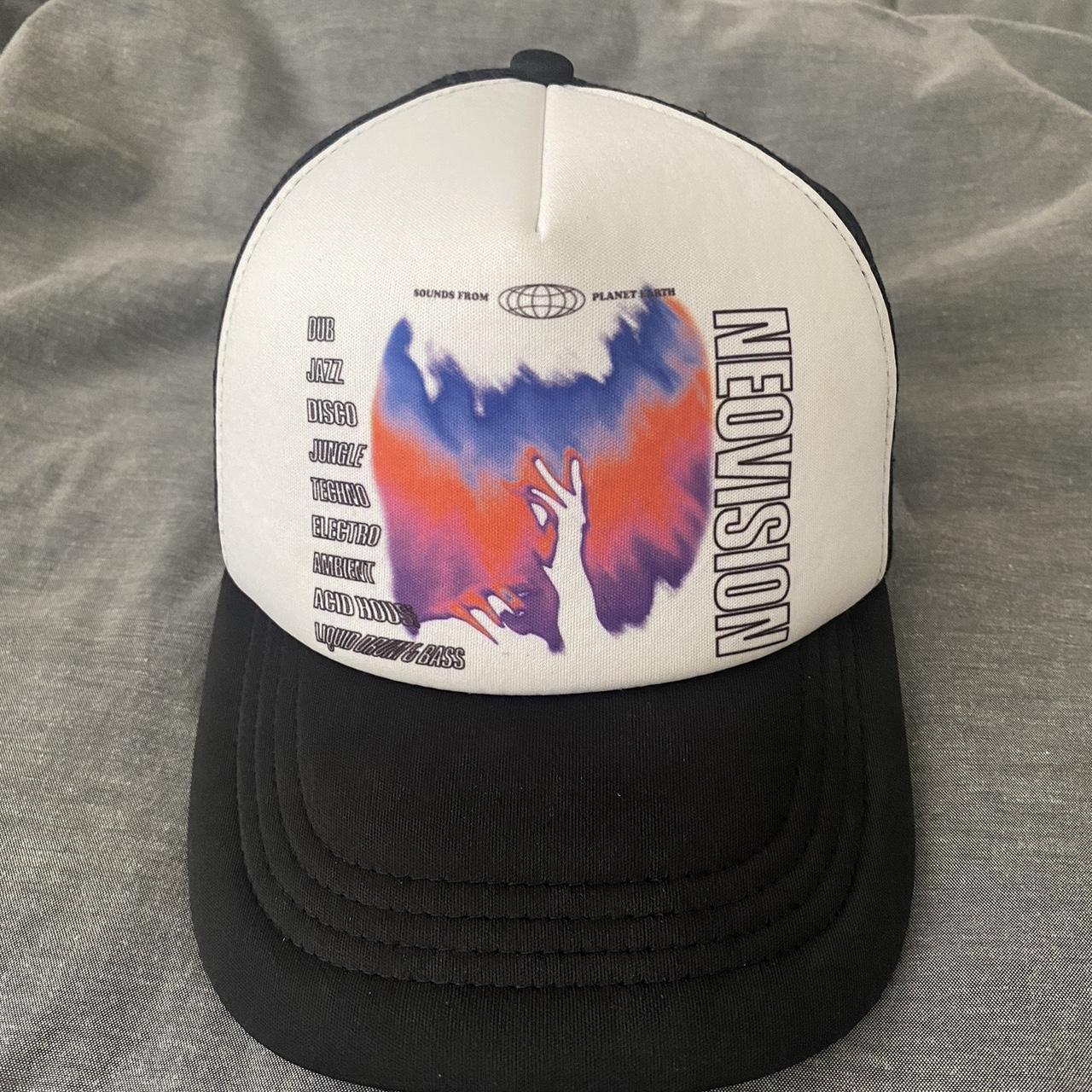 neovision hat selling for $35 with $10 shipping - Depop