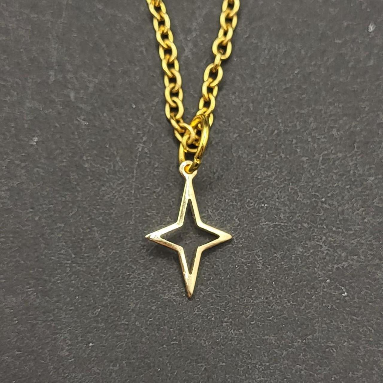 Small Star Necklace Handmade chain necklace,... - Depop