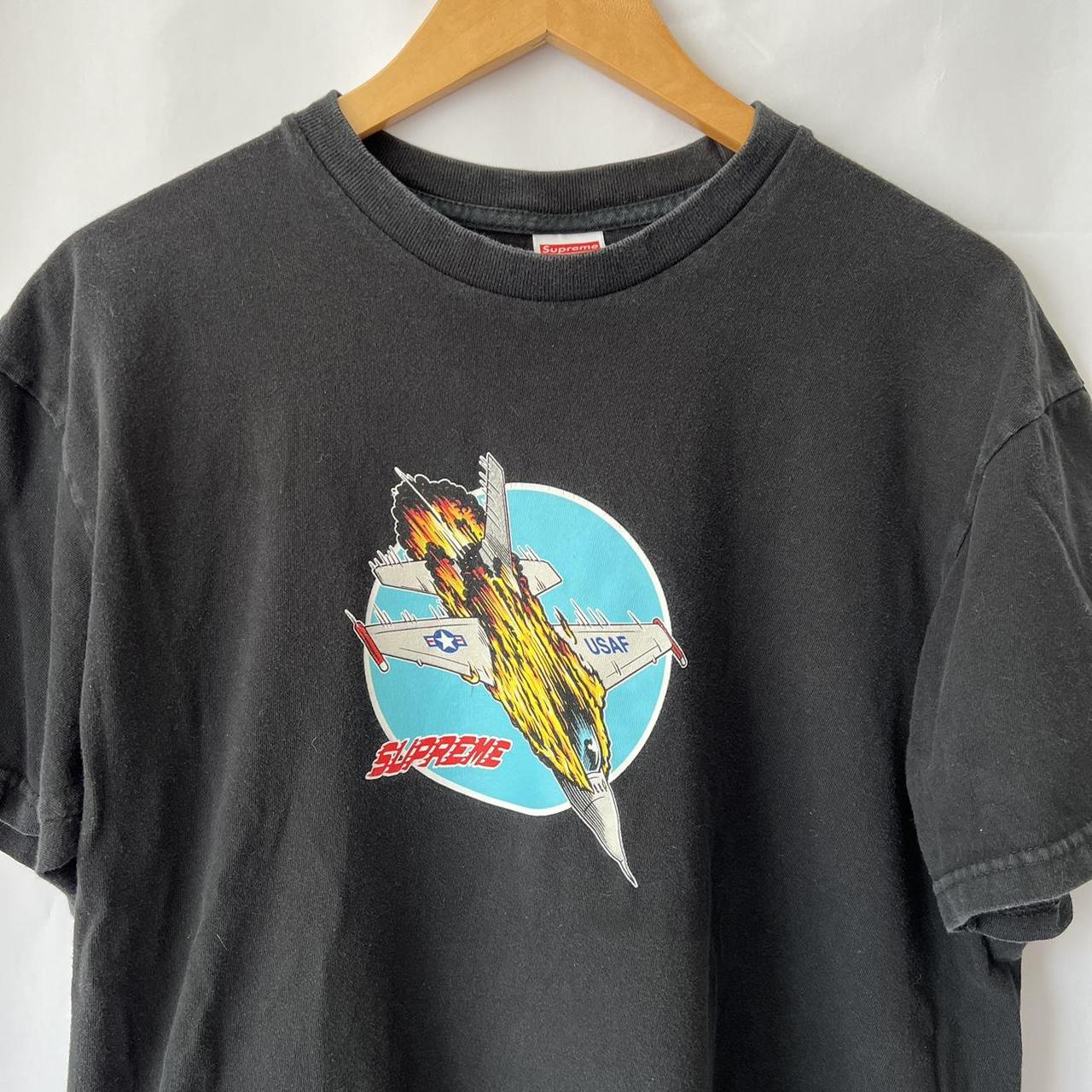Supreme USAF Jet Graphic Tee Size large, true to... - Depop